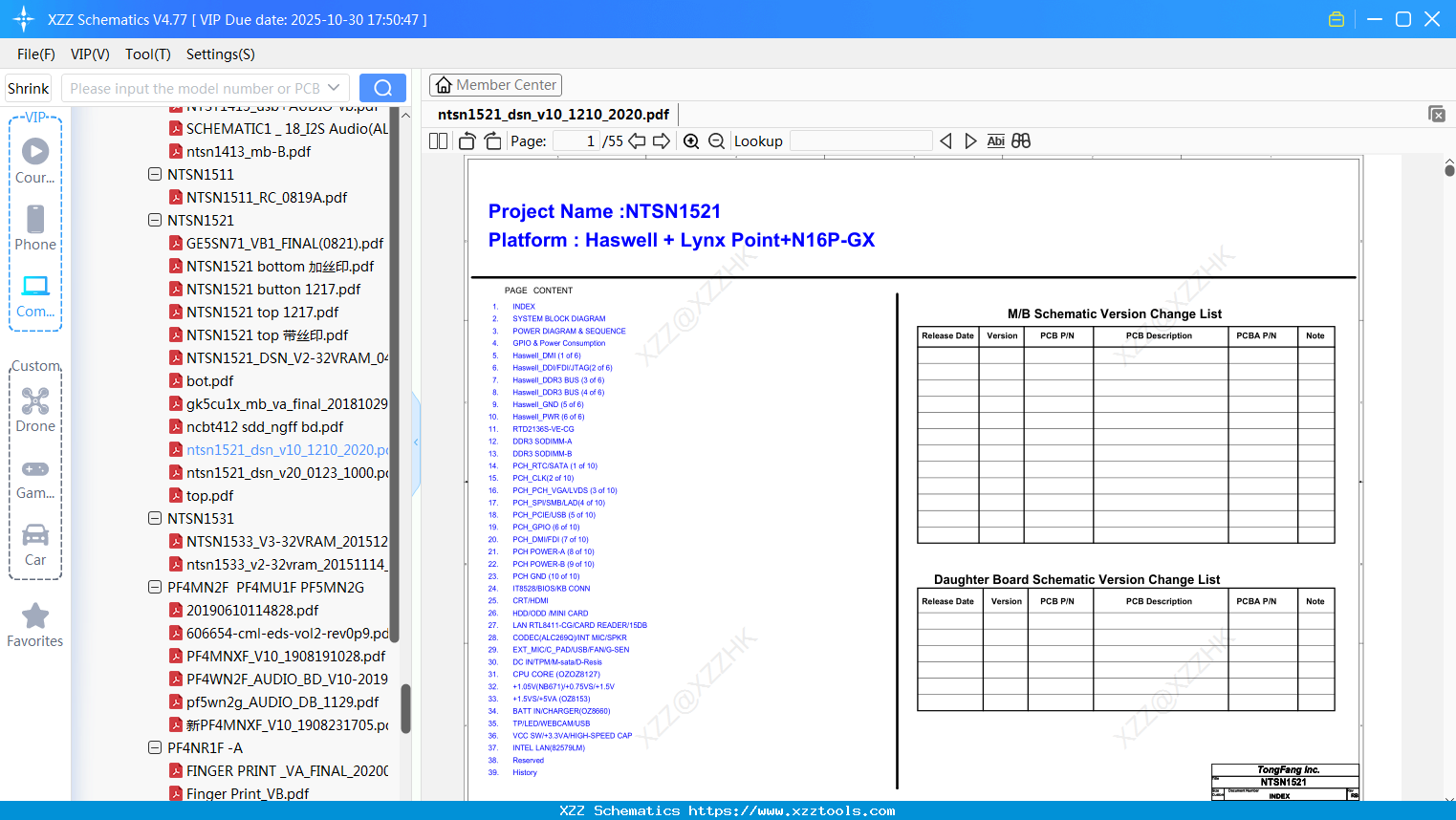Laptop Mechrevo Ntsn1521_dsn_v10_1210_2020 - XZZ Schematics