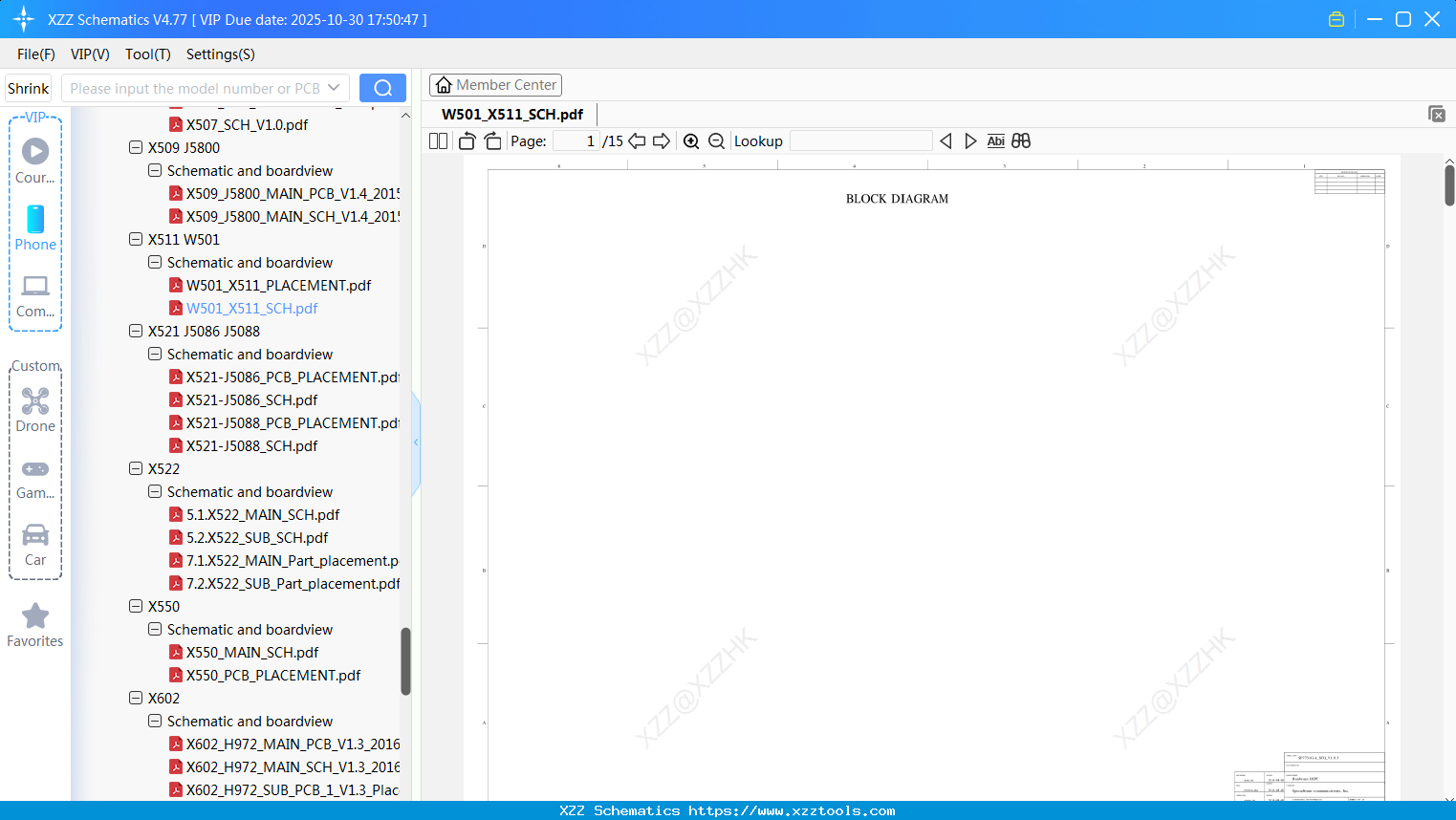 Infinix W501_X511_SCH - XZZ Schematics