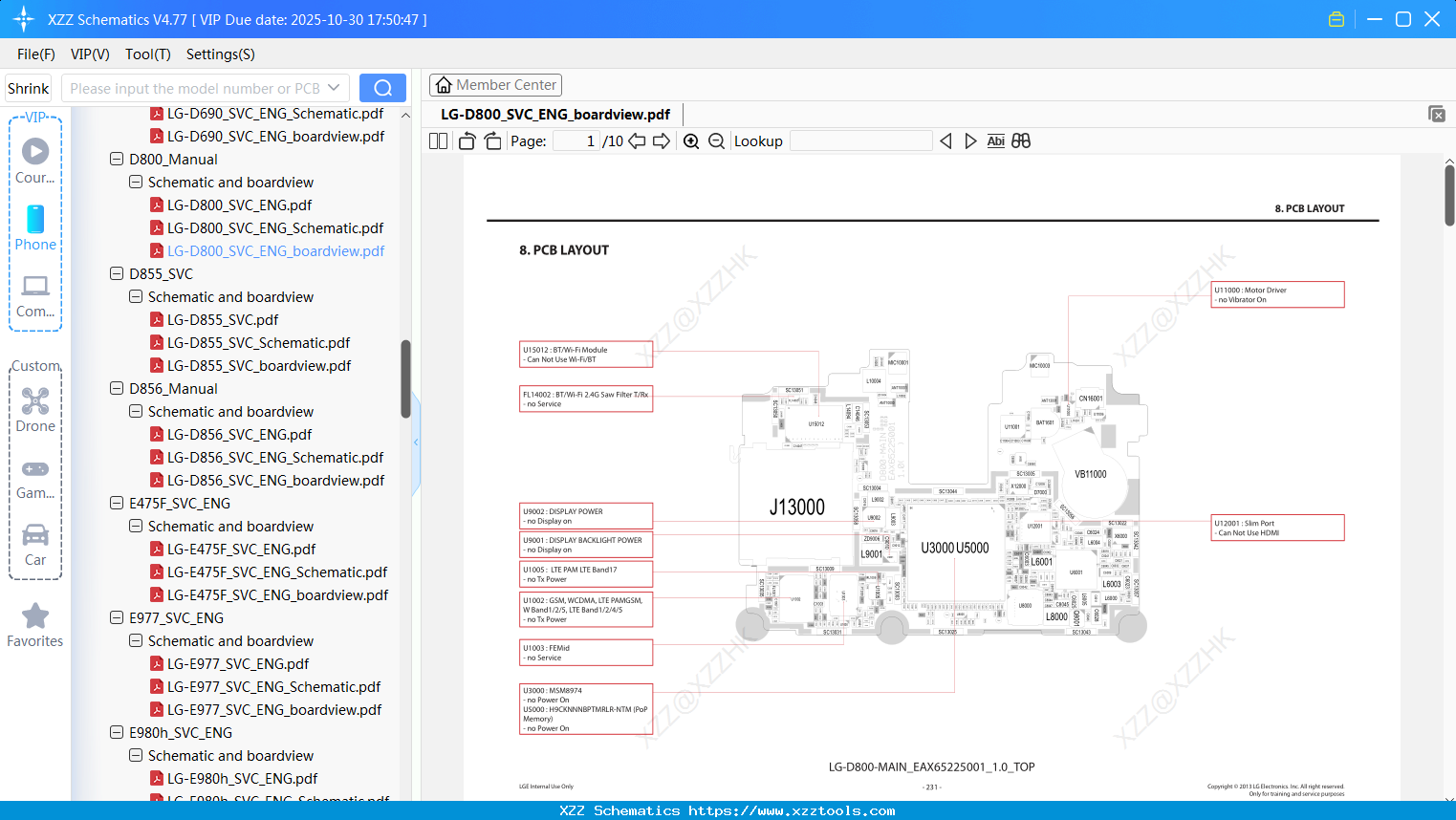 LG-D800_SVC_ENG_boardview - XZZ Schematics