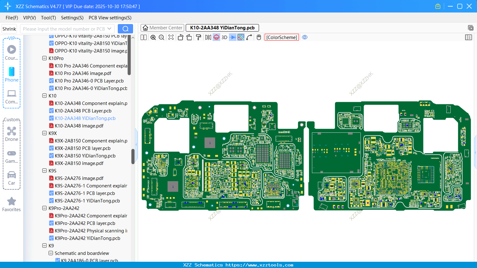 OPPO K10-2AA348 bitmap - XZZ Schematics