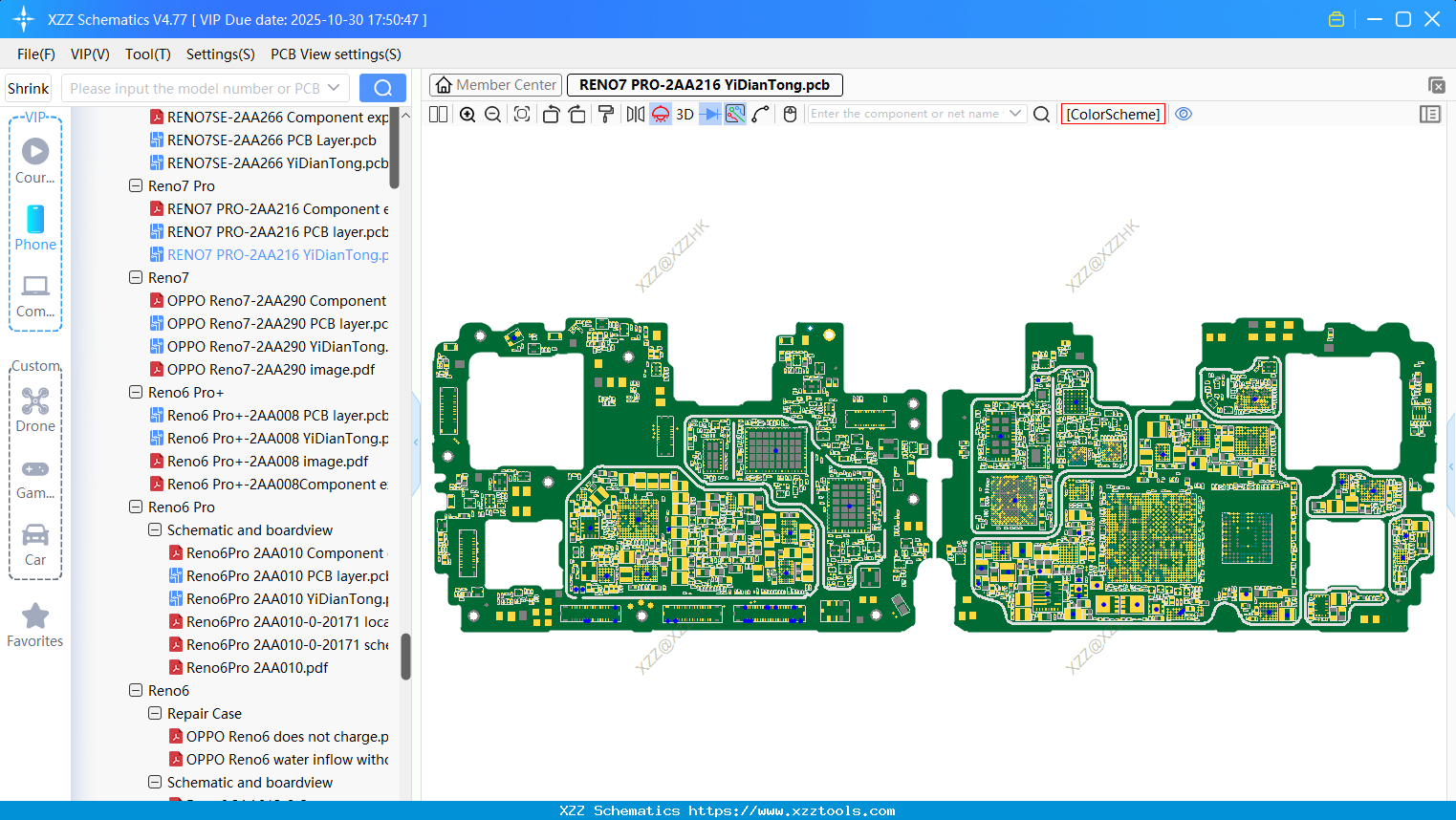 OPPO RENO7 PRO-2AA216 bitmap - XZZ Schematics