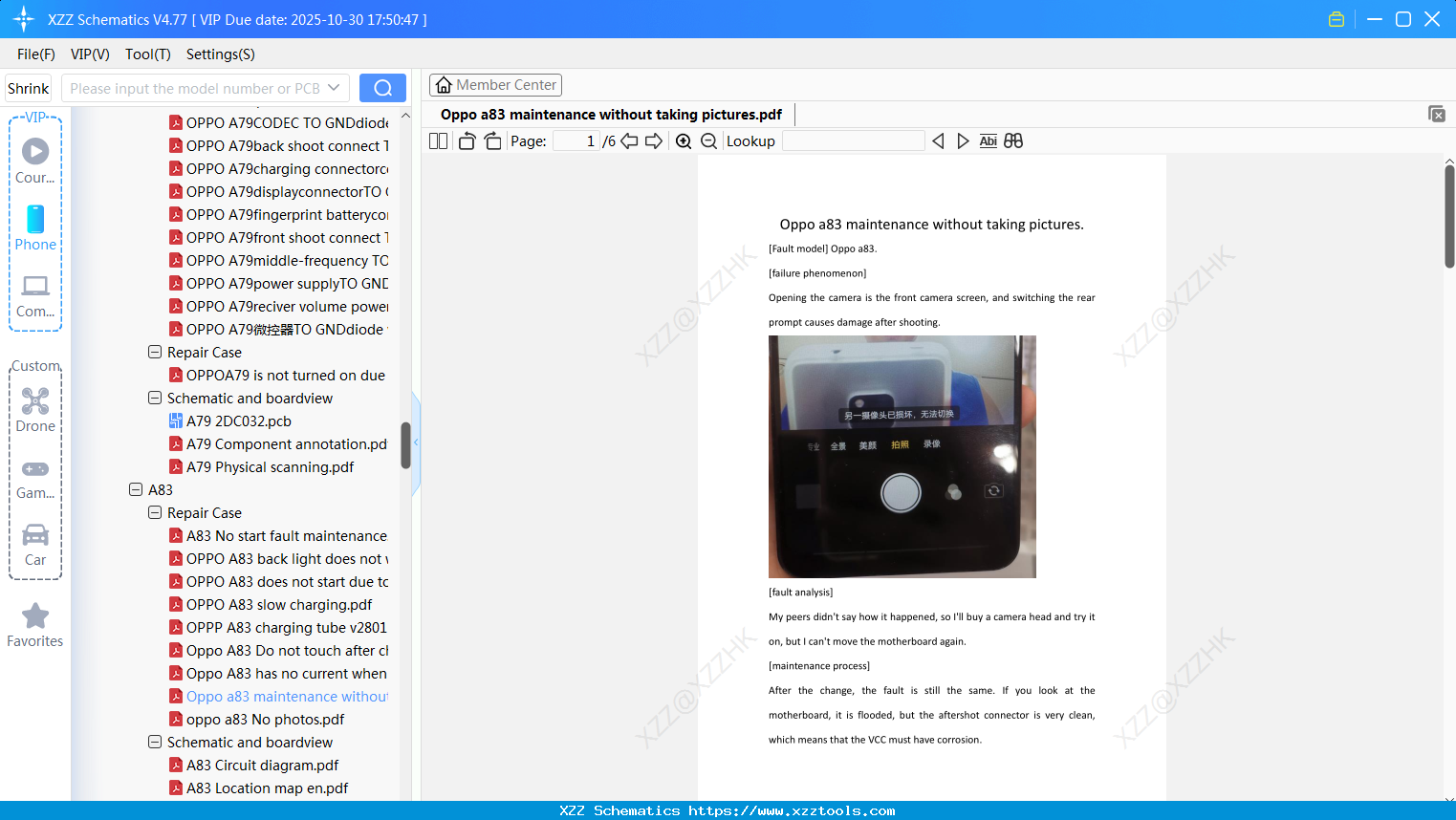 Oppo A83 Maintenance Without Taking Pictures - XZZ Schematics