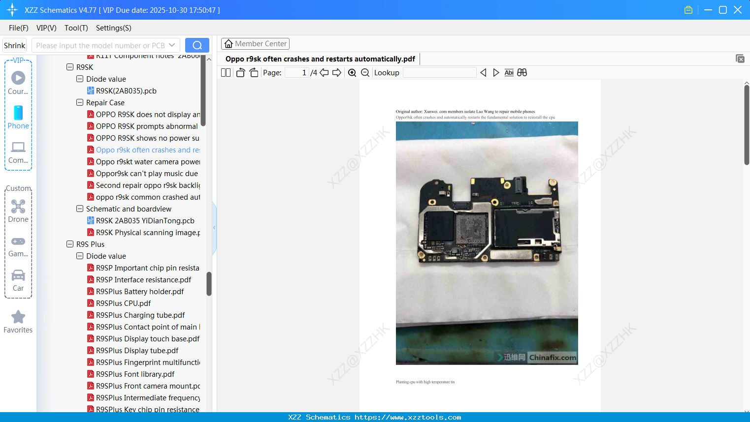 Oppo R9sk Often Crashes And Restarts Automatically - XZZ Schematics