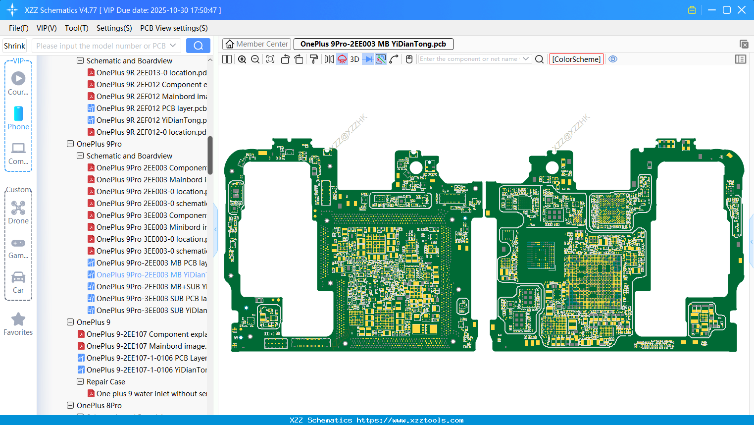 OnePlus 9Pro-2EE003 MB bitmap - XZZ Schematics