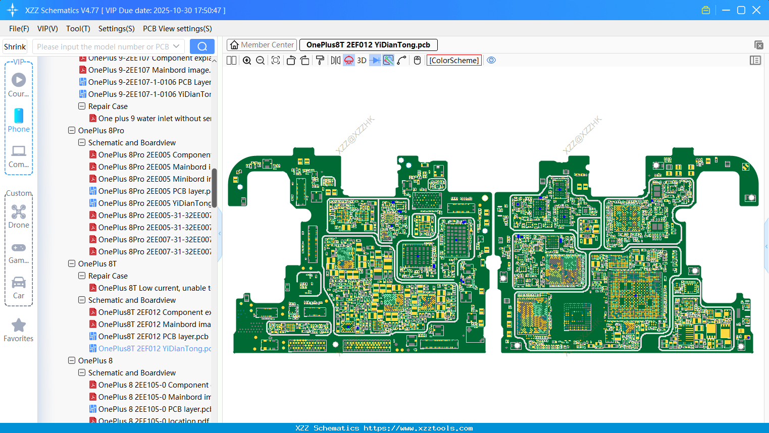 OnePlus8T 2EF012 bitmap - XZZ Schematics