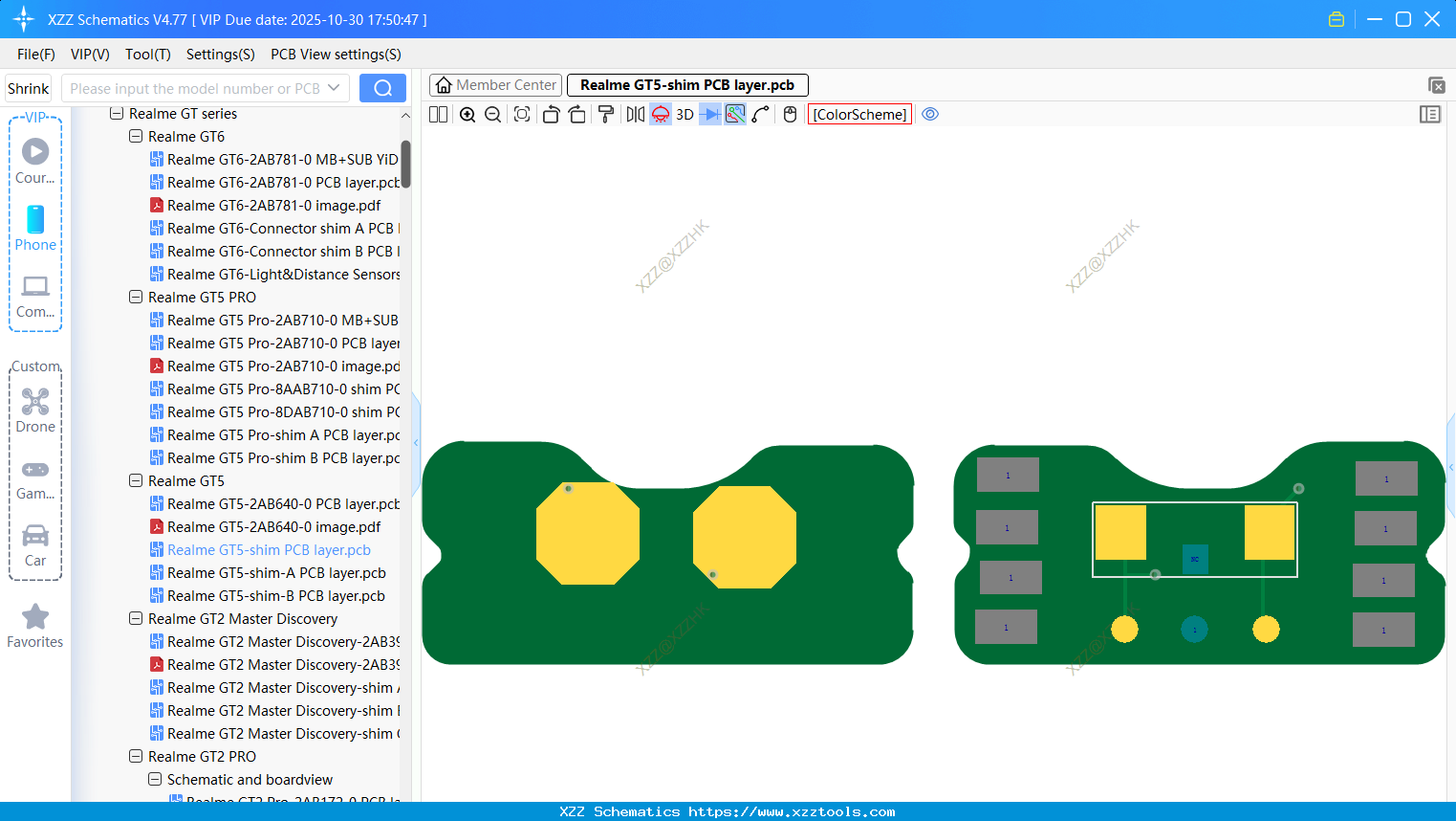 Realme GT5-shim PCB Layer - XZZ Schematics