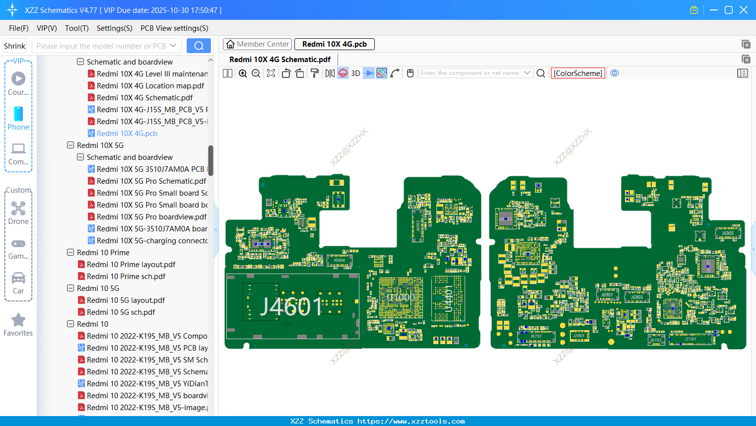 Xiaomi Redmi 10X 4G - XZZ Schematics