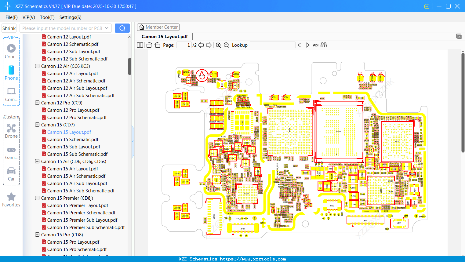 Tecno Camon 15 Layout - XZZ Schematics