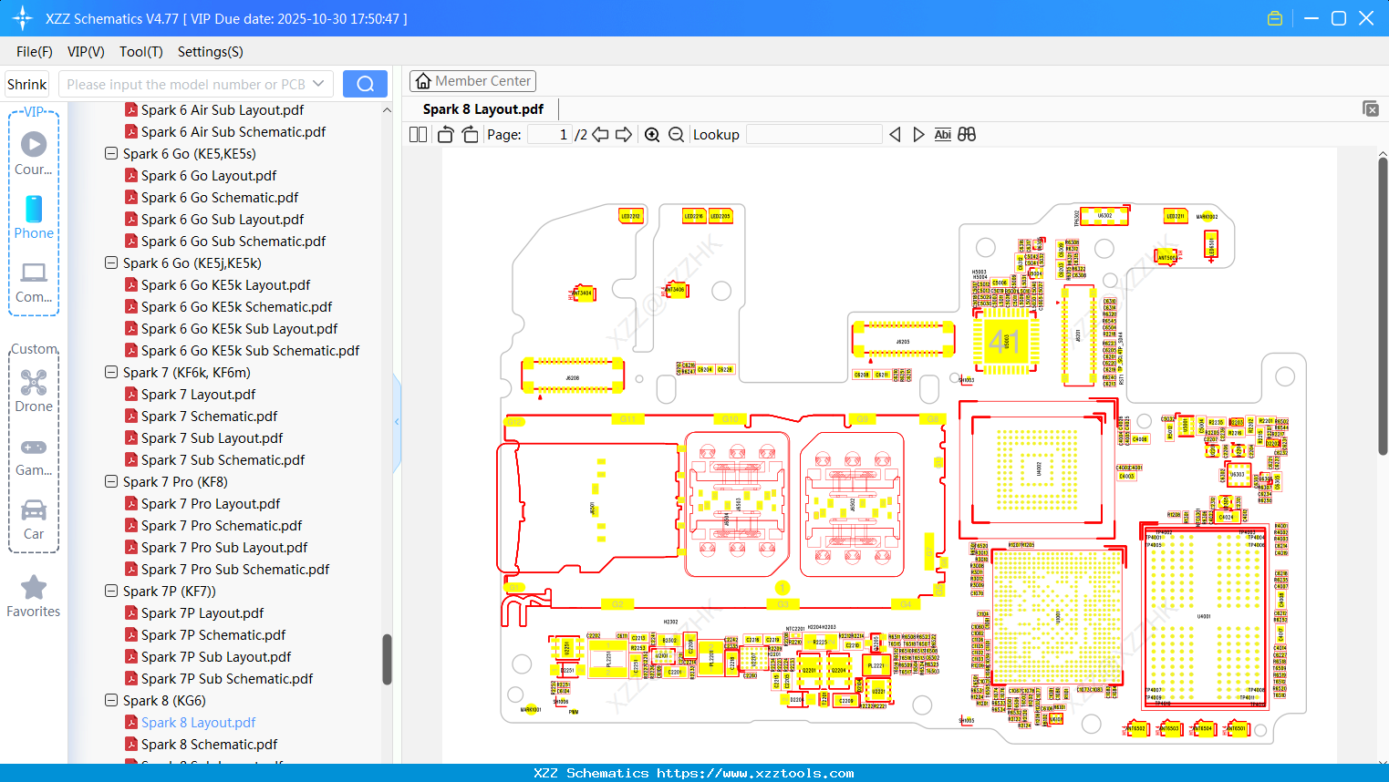 Tecno Spark 8 Layout - XZZ Schematics
