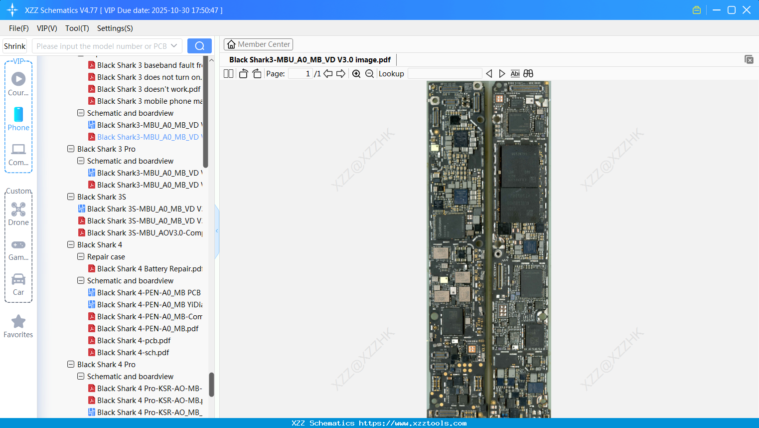 Xiaomi Black Shark3-MBU_A0_MB_VD V3.0 Image - XZZ Schematics