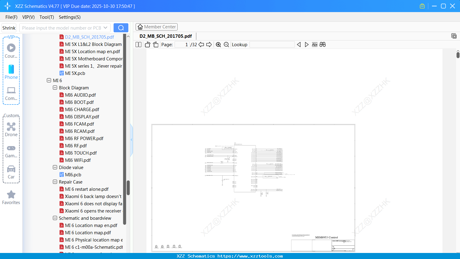 Xiaomi D2_MB_SCH_201705 - XZZ Schematics