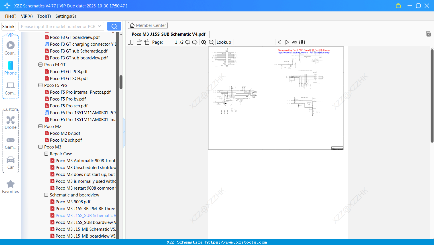 Xiaomi Poco M3 J15S_SUB Schematic V4 - XZZ Schematics