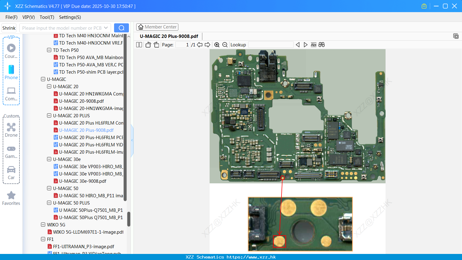 Huawei U-MAGIC 20 Plus-9008 - XZZ Schematics