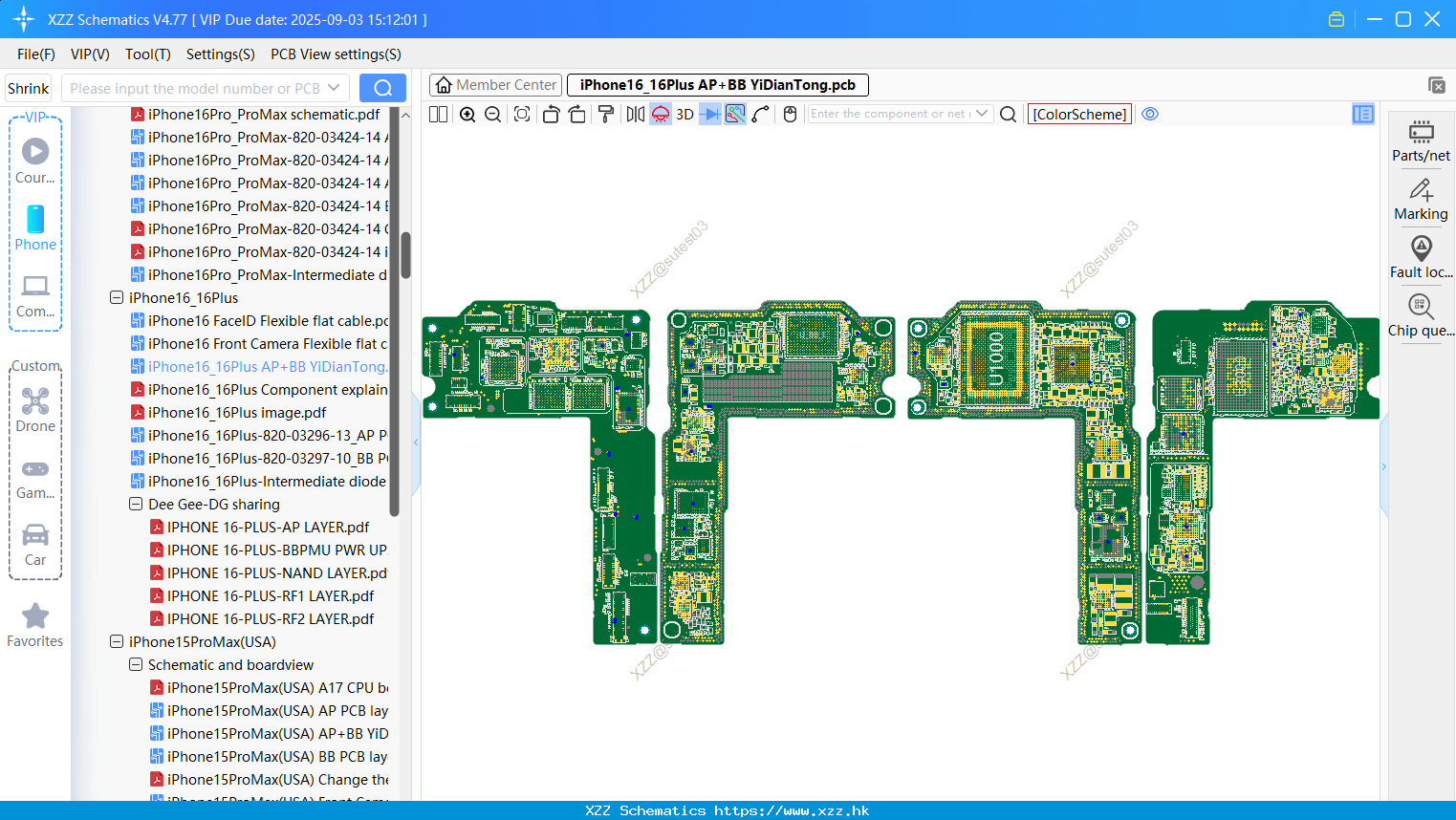 IPhone16_16Plus AP+BB bitmap - XZZ Schematics