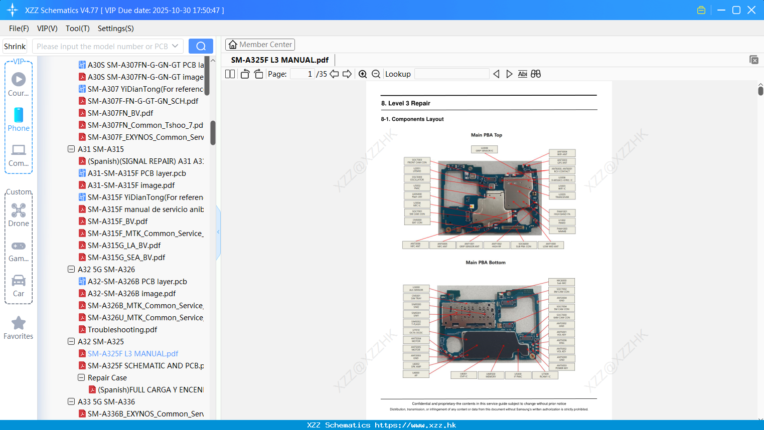 Samsung SM-A325F L3 MANUAL - XZZ Schematics