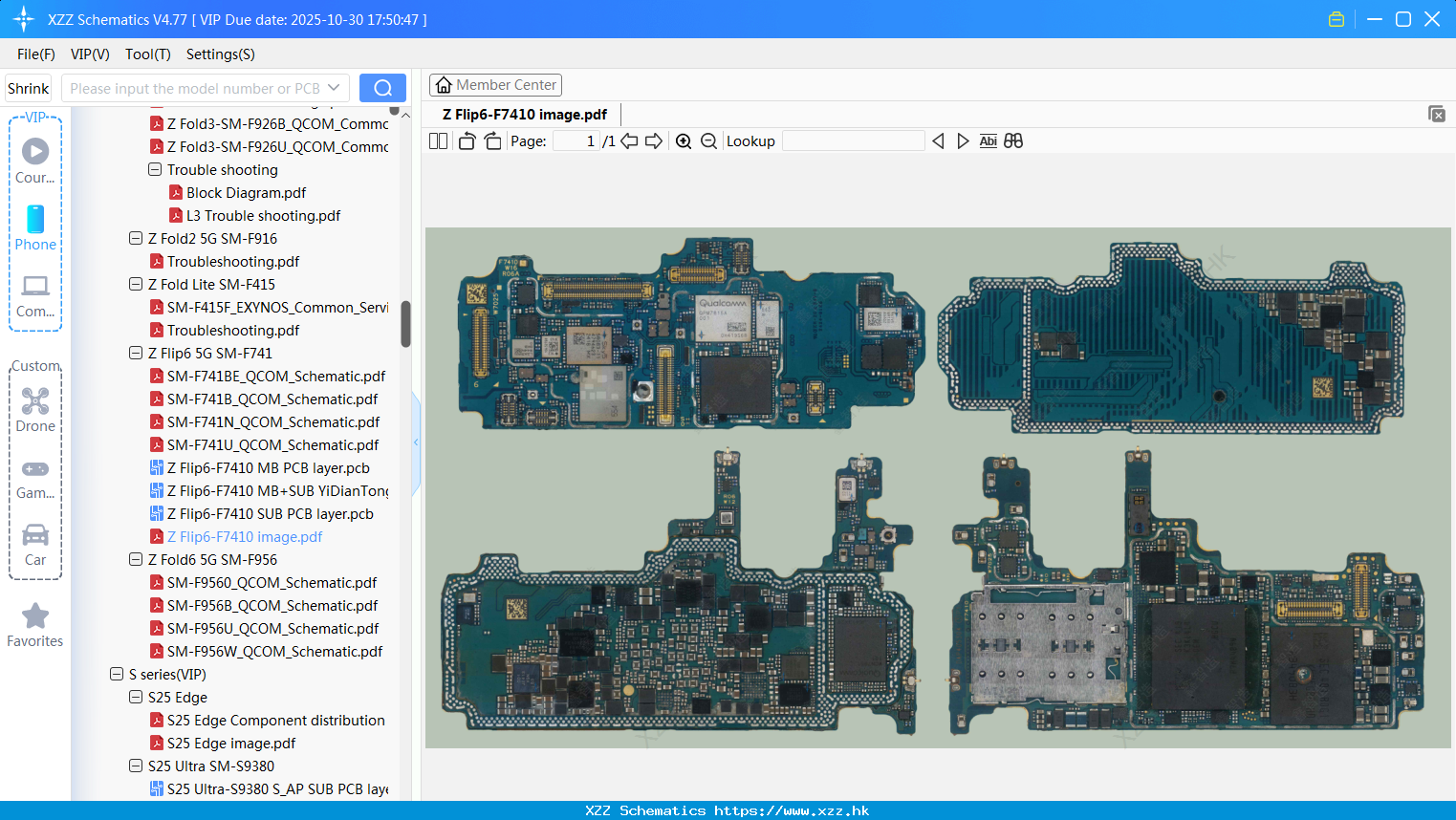 Samsung Z Flip6-F7410 Image - XZZ Schematics