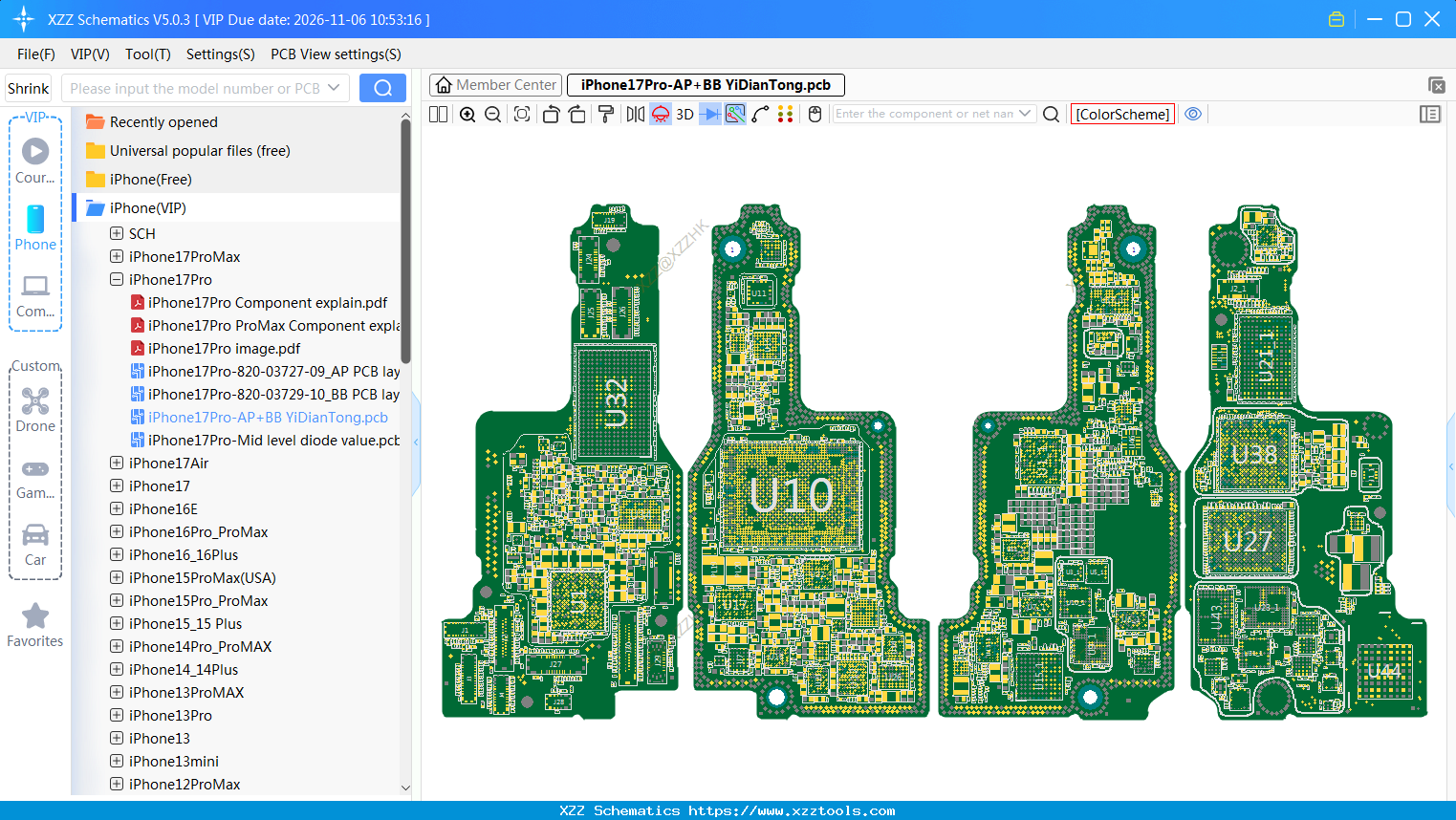 IPhone17Pro-AP+BB Bitmap - XZZ Schematics